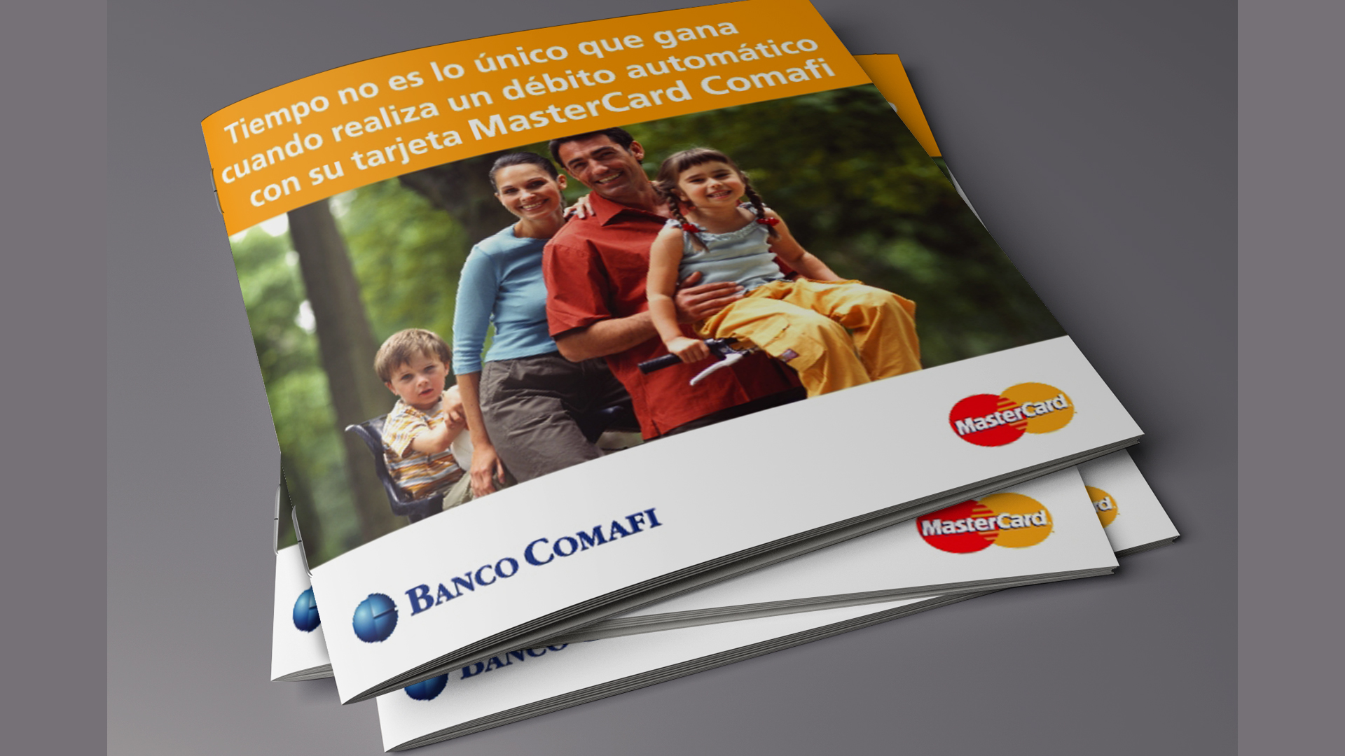 Brochure promocional para Banco Comafi – Paupa